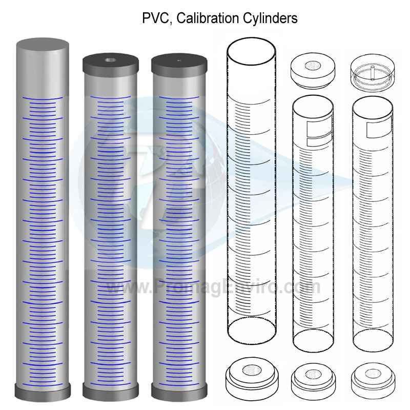 Calibration Cylinder, Clear PVC, Accudraw