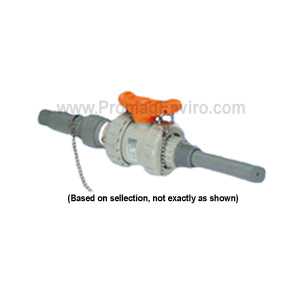 Corporation Stop & Nozzle, Viton, PVC/316SS/Ti/CPVC/PP/PVDF