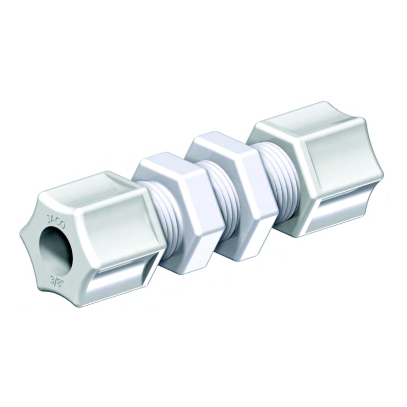 Jaco Bulkhead Unions, Tube to Tube